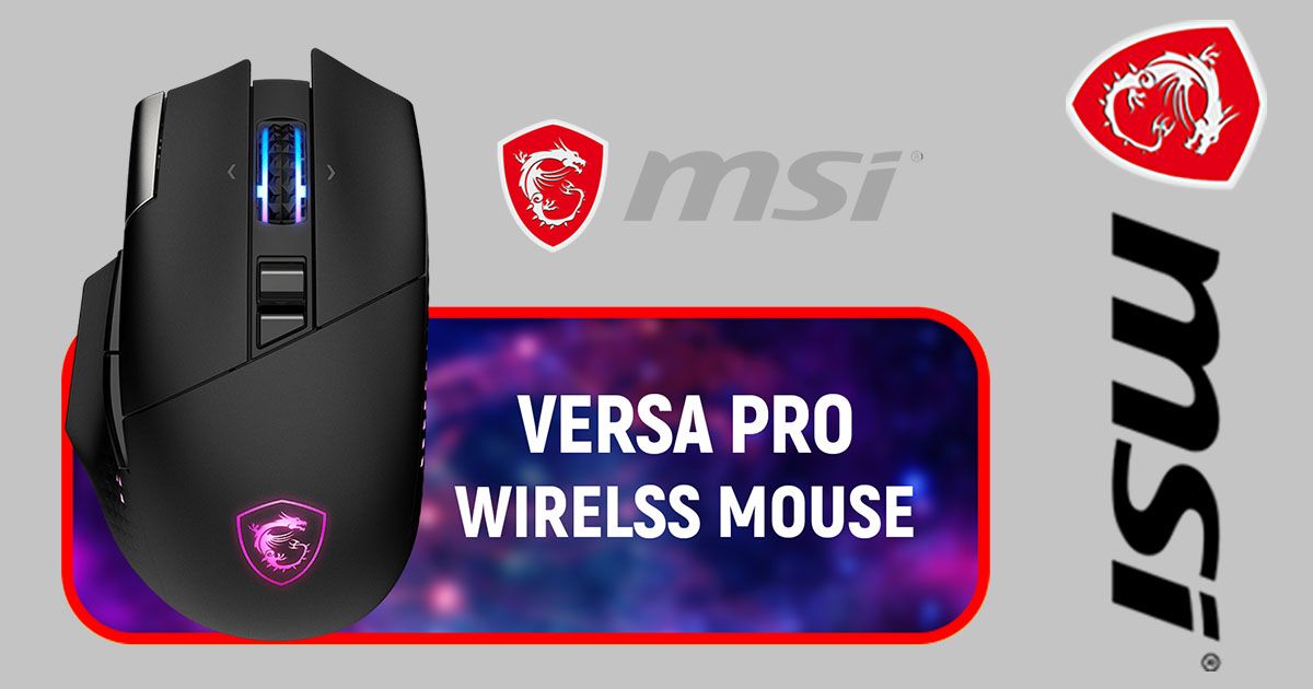 MSI VERSA PRO Wireless Mouse Dock S12-4301370-CLA