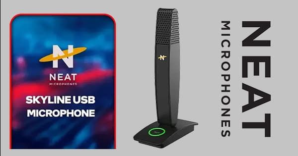 Neat Skyline USB Microphone - Premium Black Edition for Professional Sound