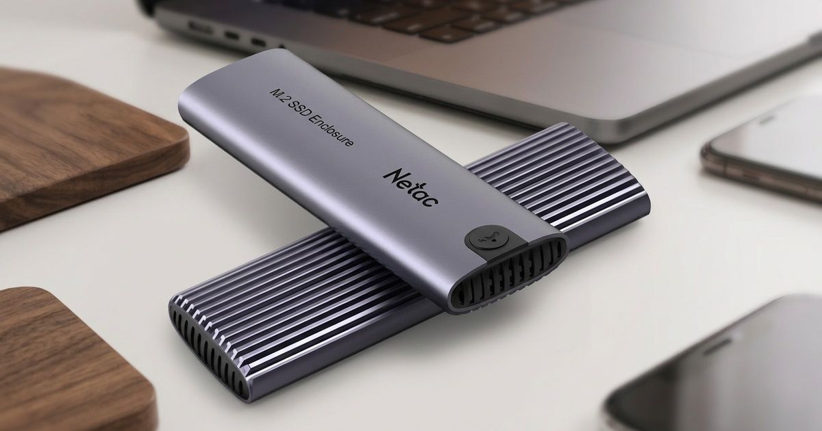 [OPEN BOX] NETAC WH51 M.2 USB‑C Enclosure — Up to 5Gbps, UASP | Evetech