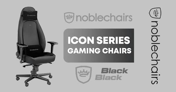 noblechairs ICON Gaming Chair Black Edition - Breathable Cold Foam, 4D ...