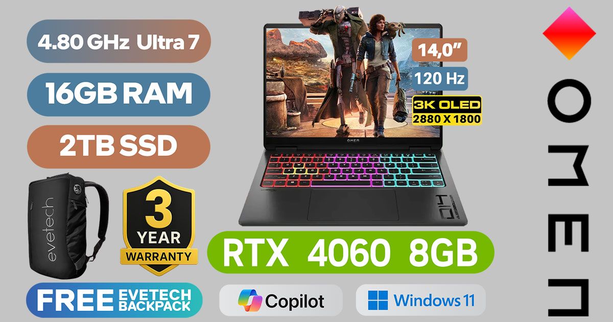 OMEN Transcend 16GB/2TB | 14" OLED Gaming Laptop