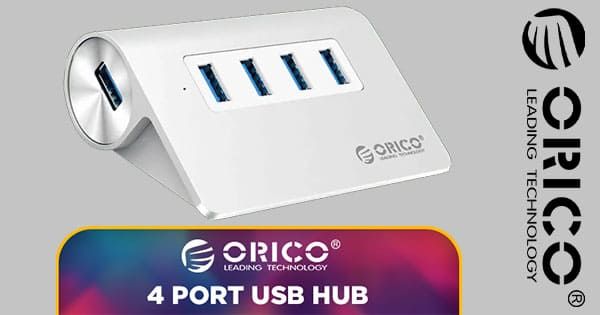 Orico ORICO-M3H4-V1 4-Port USB 3.0 Hub Aluminum