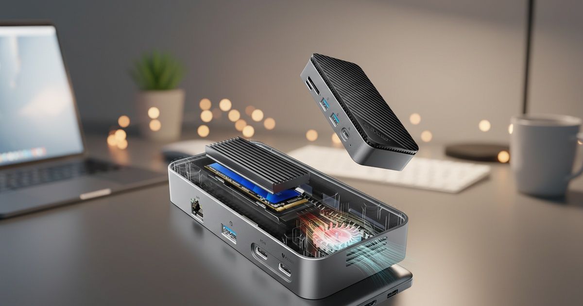 Orico M2P7 9-Port Open Box Docking Station with NVMe Enclosure | Evetech