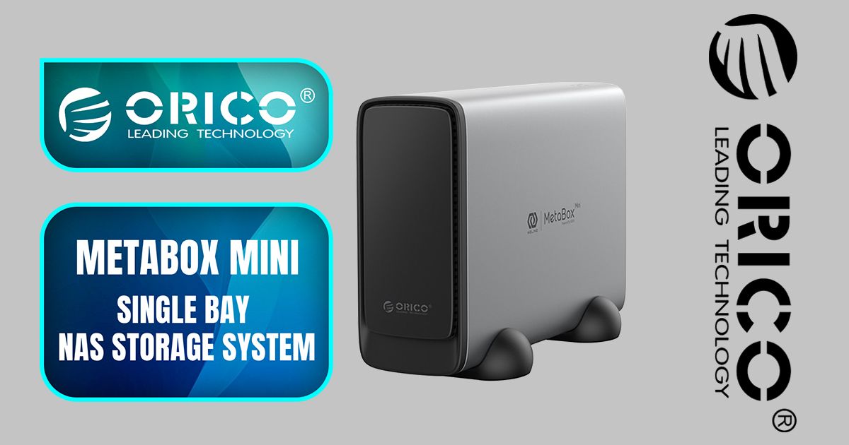 Orico MetaBox Mini ORICO-CD3520 Single-Bay NAS – 2.5" SATA, Up to 20TB