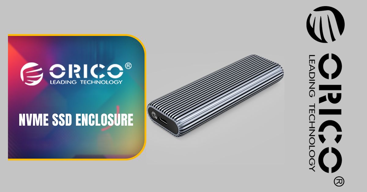 Orico ORICO-AM2C3-G2 NVMe Enclosure – 10Gbps USB-C, 4TB