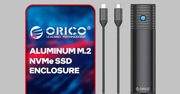 ORICO USB3.2 Gen2 Type-C NVMe SSD Enclosure | Open Box Deals