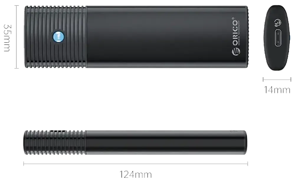 ORICO USB3.2 Gen2 Type-C NVMe SSD Enclosure | Open Box Deals