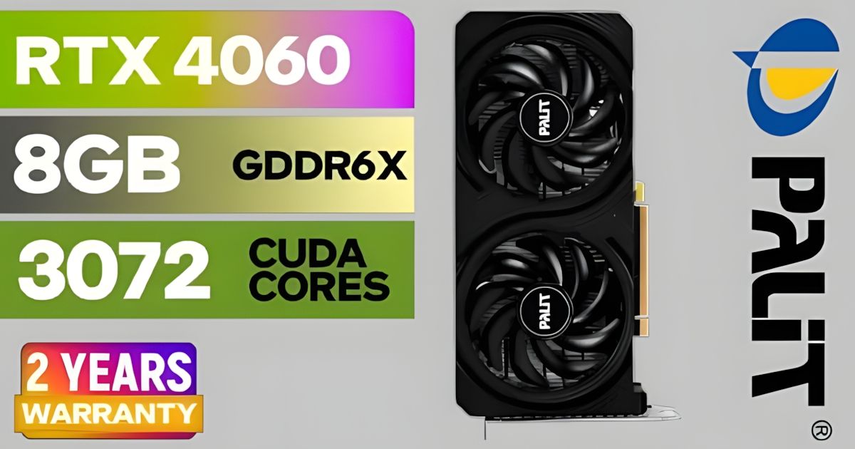 Palit GeForce RTX 4060 Infinity 2 8GB GDDR6 | High-Performance GPU