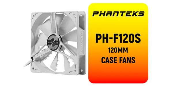 Phanteks PH-F120S 120mm Case Fan - High Performance Cooling Fan