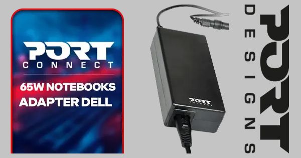 Port Connect 65W Notebook Adapter for Dell - High Performance ...