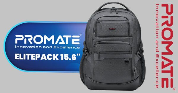 Promate ELITEPACK-LITE 15.6" Lightweight Laptop Backpack