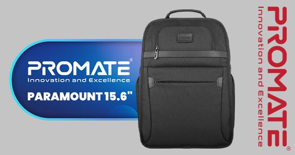 Promate PARAMOUNT-BP 15.6" Premium Laptop Backpack