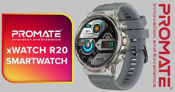 Promate xWatch R20 1.85" Smartwatch — Bluetooth Calling