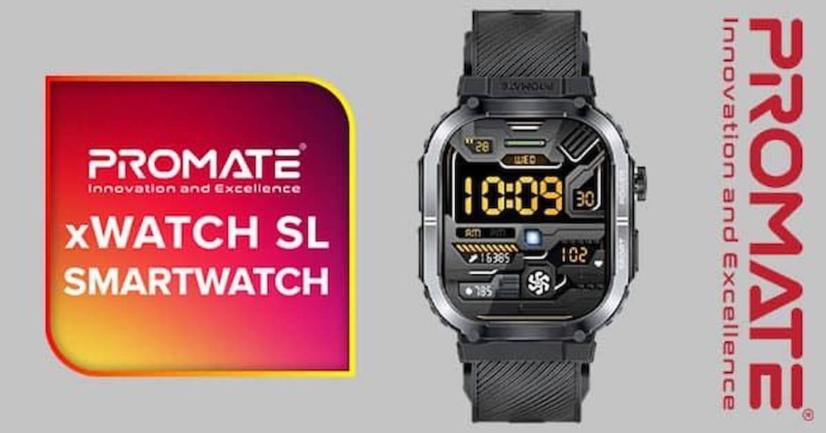 Promate xWatch SL 2.01" Fitness Smartwatch with Bluetooth Calling | Evetech