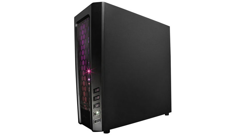 Raidmax Zeta RGB Tempered Glass Gaming Case Black