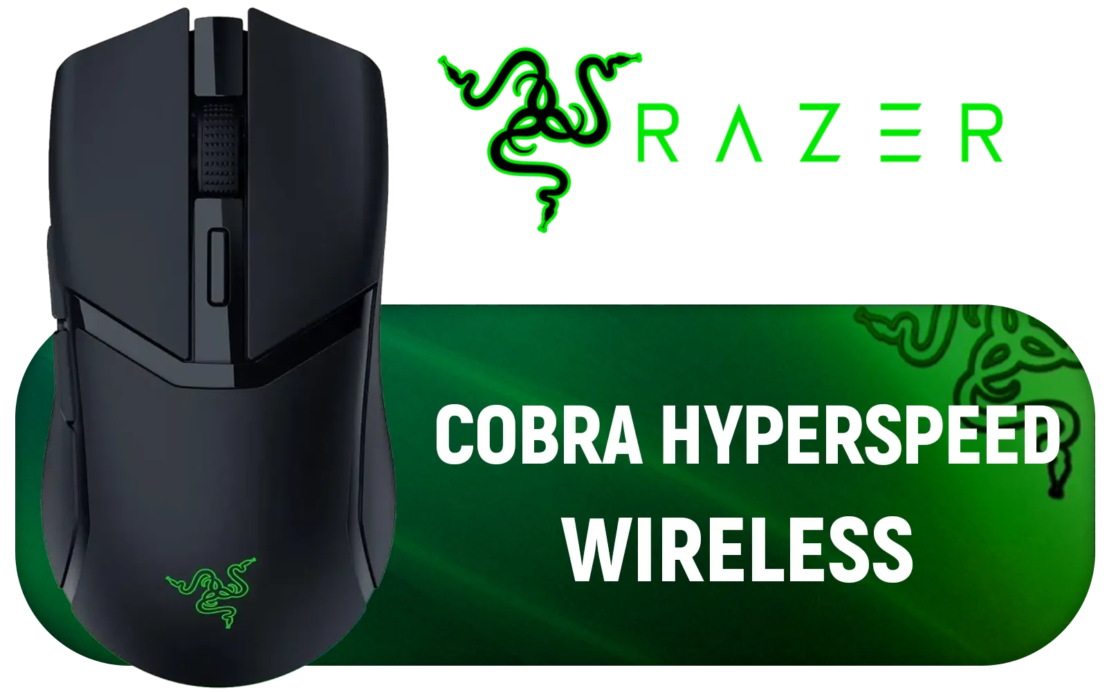 Razer Cobra HyperSpeed Wireless Mouse — 26K DPI, 9-Button