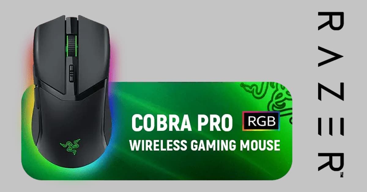 Razer Cobra Pro Wireless Gaming Mouse - Ultimate Gaming Precision
