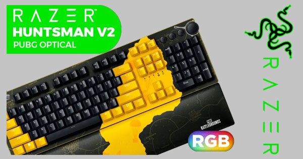 Razer Huntsman V2 PUBG Edition Optical Gaming Keyboard