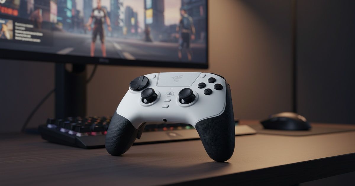 Razer Raiju V3 Pro White Wireless Controller — PS5 & PC | Evetech