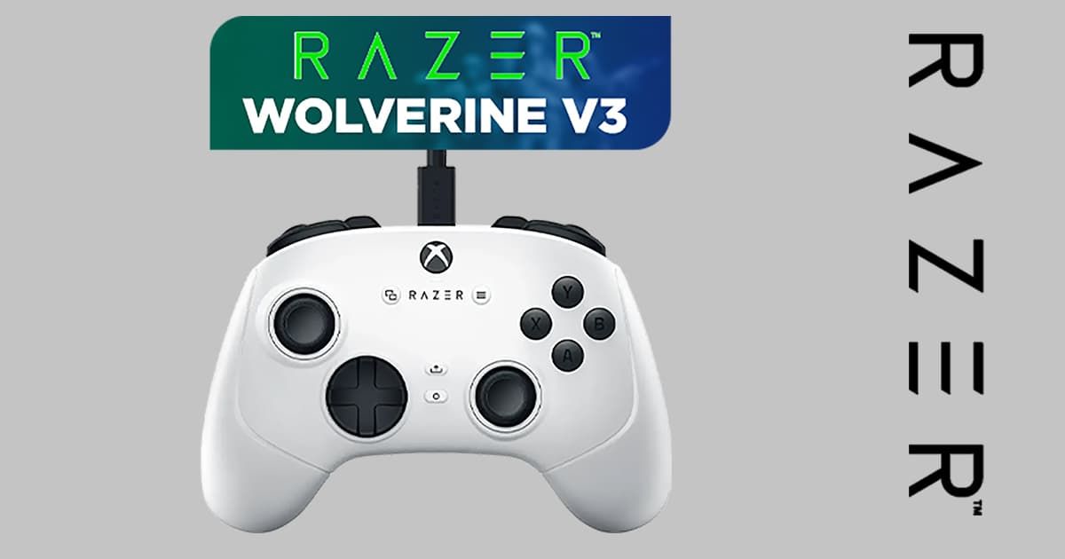 Razer Wolverine V3 Pro Wired Gaming Controller White - Tournament Edition