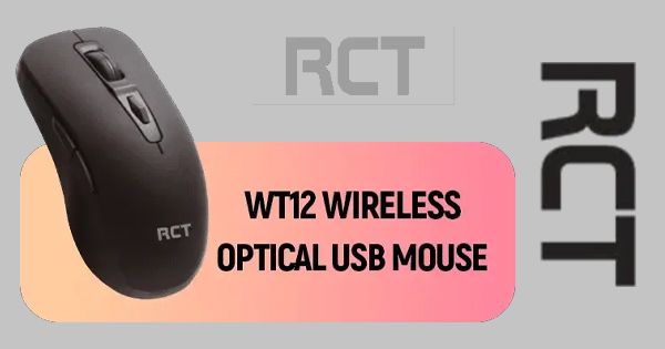 Buy RCT WT12 Wireless Optical USB Mouse - Sleek Black Design