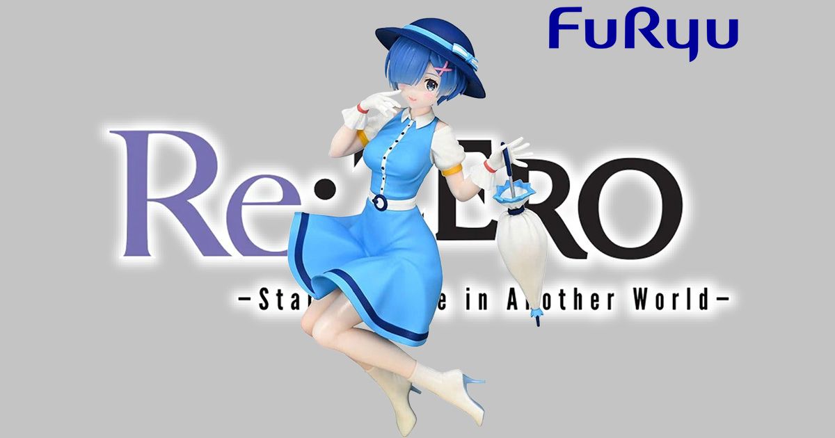 FURYU Re:ZERO Rem Retro Style Figure — 20 cm PVC Collectible