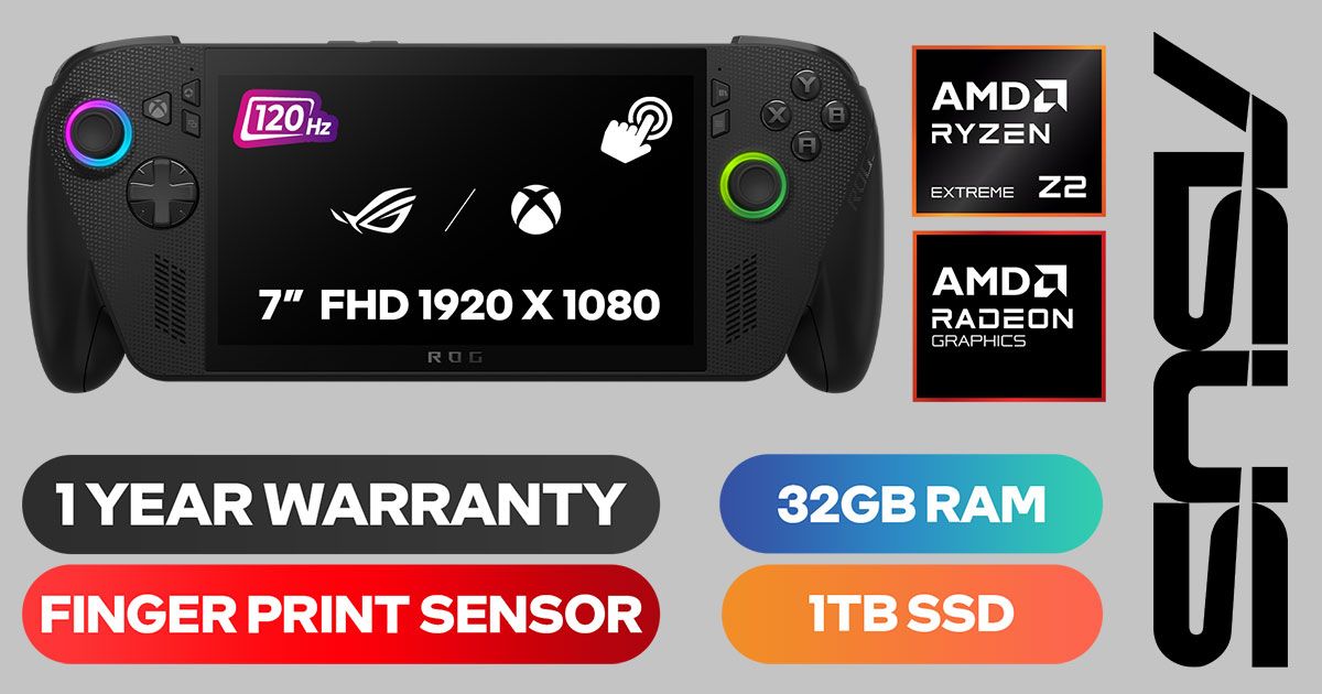 ROG Ally Handheld Touchscreen Gaming Console - Ultimate Portable Play