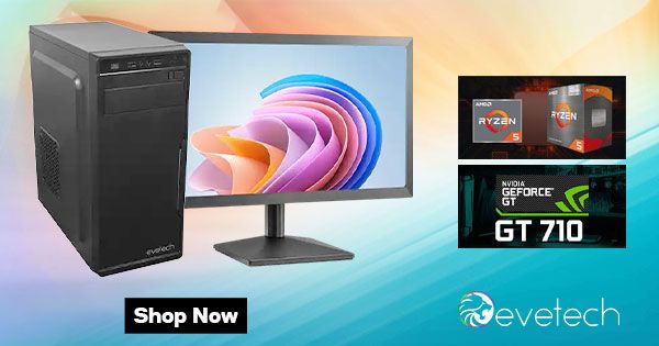 AMD RYZEN 5 5500 4.2GHz GT 710 2GB Desktop PC