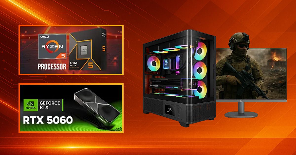 Ryzen 5 9600X RTX 5060 Gaming PC | DDR5 Speed