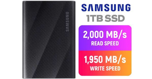 Buy SAMSUNG T9 1TB Portable SSD - Fast and Reliable Storage Solution ...