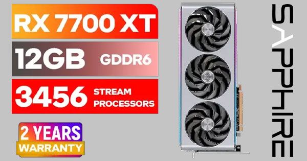 Sapphire Nitro+ AMD Radeon RX 7700 XT 12GB GDDR6 – Ultimate Gaming ...