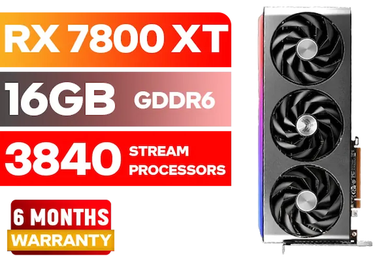 Sapphire Nitro+ RX 7800 XT 16GB Gaming GPU