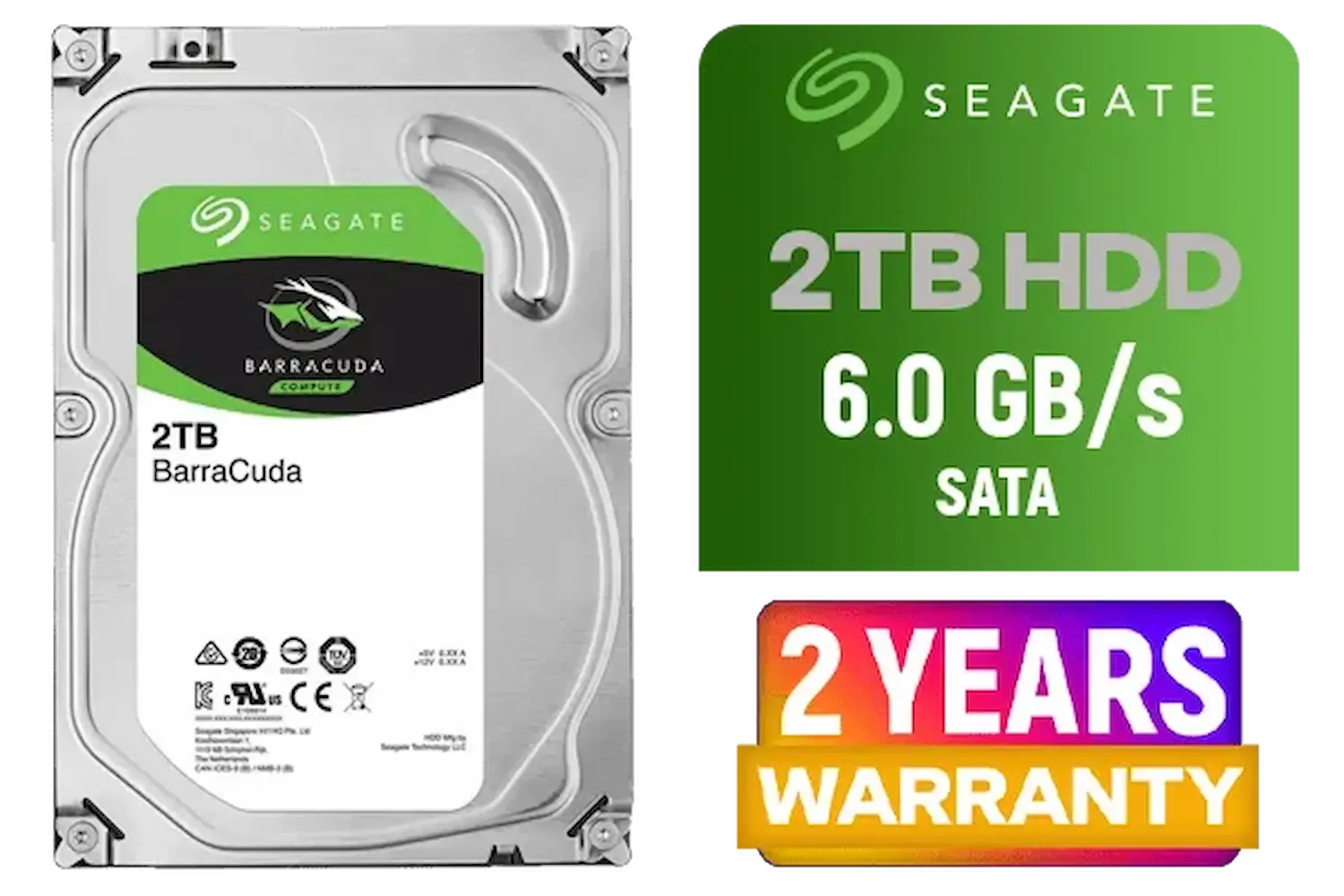 Seagate BarraCuda ST2000DM008 2TB 7200RPM 3.5" HDD