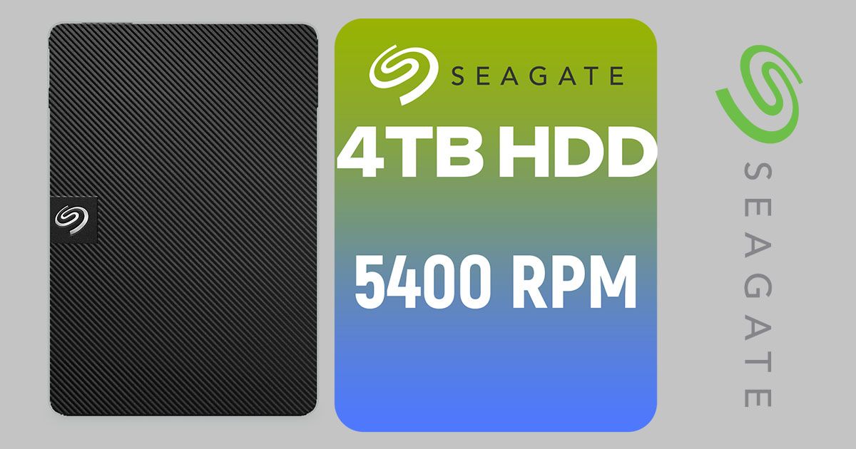 SEAGATE External Expansion Portable HDD - Reliable Storage On The Go