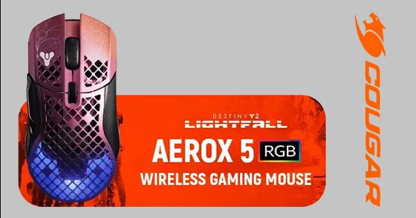 SteelSeries Aerox 5 Wireless Destiny 2 Lightfall Edition Gaming Mouse ...