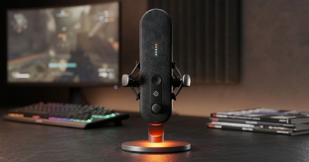 SteelSeries Alias USB Mic — 3x Capsule, AI Noise Cancelling | Evetech