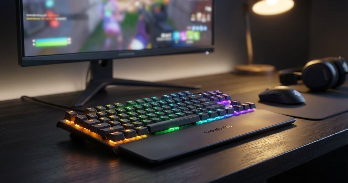 SteelSeries Apex 7 TKL Red Switch Mechanical RGB Keyboard