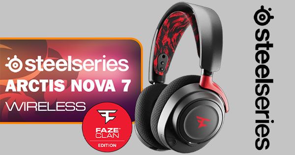 SteelSeries Arctis Nova 7 Faze Clan Wireless Gaming Headset