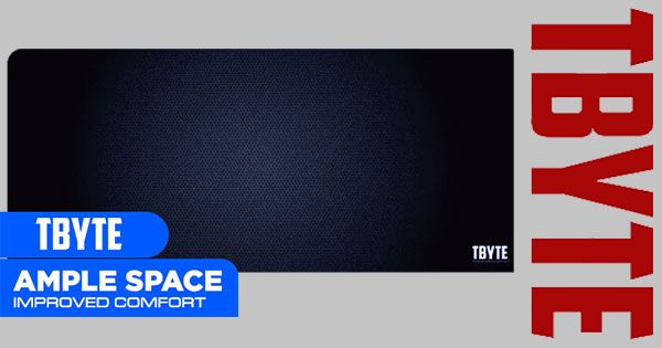 Tbyte Desk Mousepad Large - Enhance Your Workspace