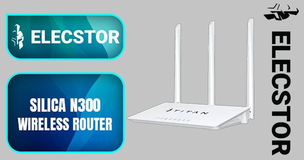 TITAN Silica N300 Wireless Router - High-Speed Connectivity & Reliable ...