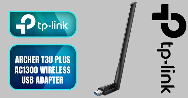 TP-Link Archer T3U Plus AC1300 USB 3.0 Dual Band WiFi Adapter