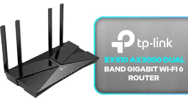 TP-Link EX510 AX3000 Dual Band Wi-Fi 6 Router - Ultra-Fast Connectivity