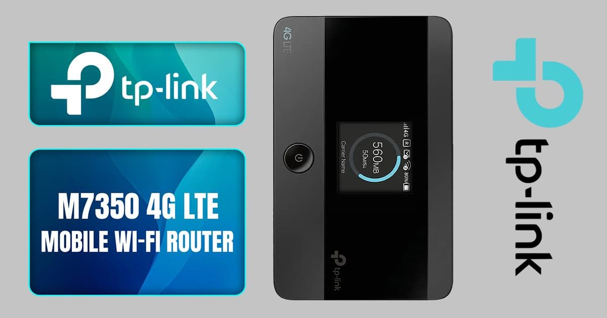 TP-LINK M7350 4G LTE Mobile Wi‑Fi Hotspot — Unlocked Portable Router