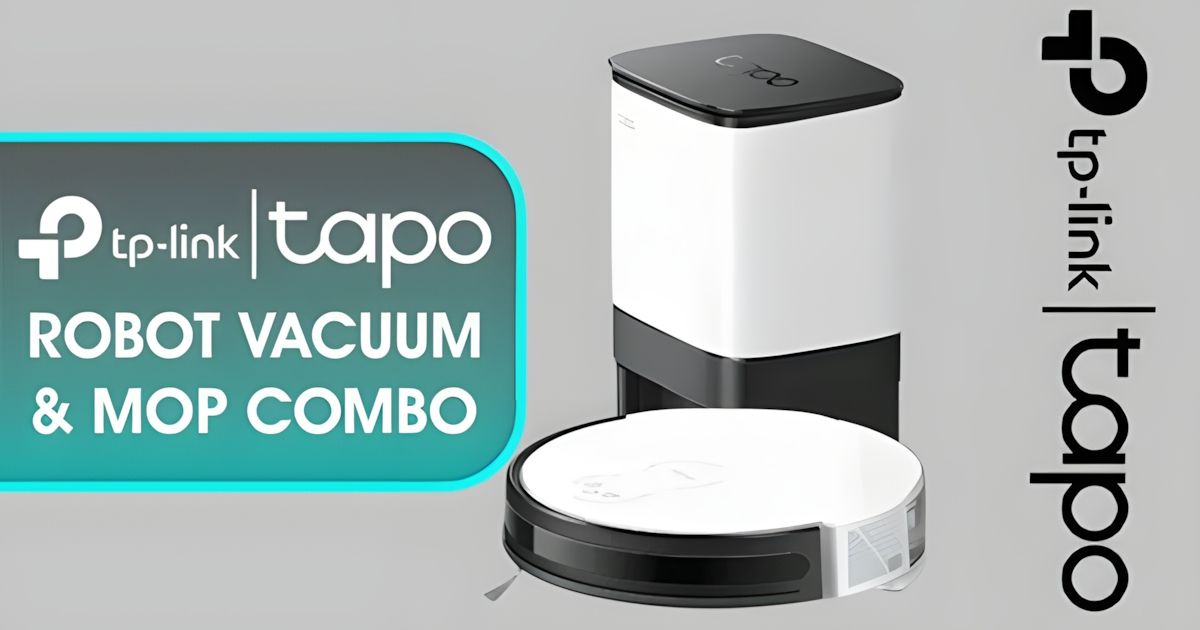 TP-Link Tapo RV10 Plus - Smart Robot Vacuum & Mop with Auto Empty Dock