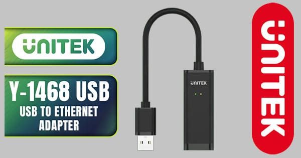 Unitek Y 1468 USB Ethernet Adapter - Fast & Reliable Network Connection