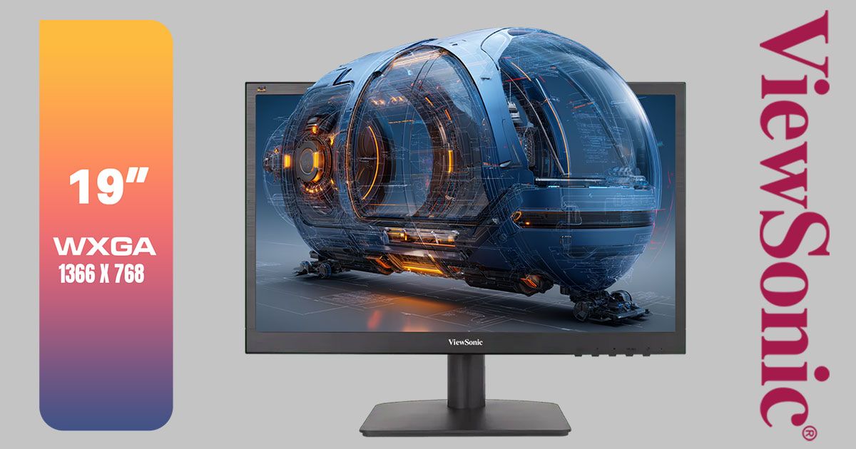 ViewSonic VA1903H-2 19" WXGA Monitor — 5ms, Anti-Glare