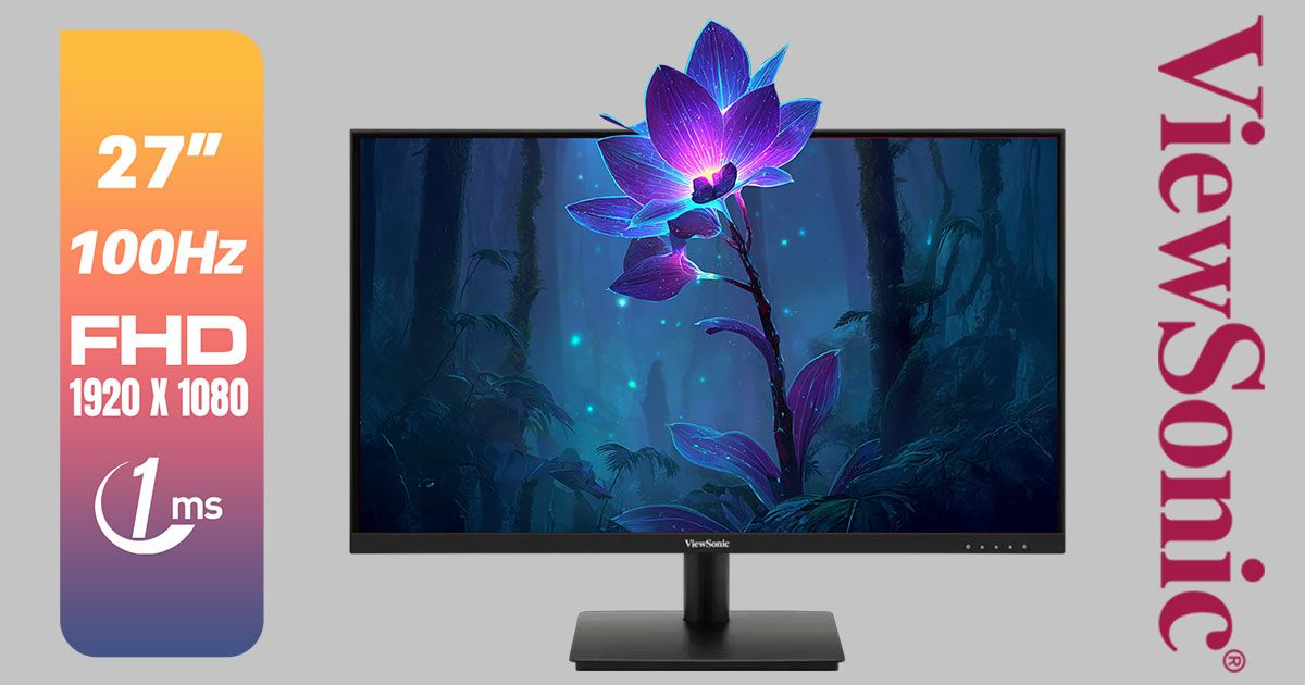 ViewSonic VA270-H 27" Full HD IPS Monitor — 1ms, 100Hz
