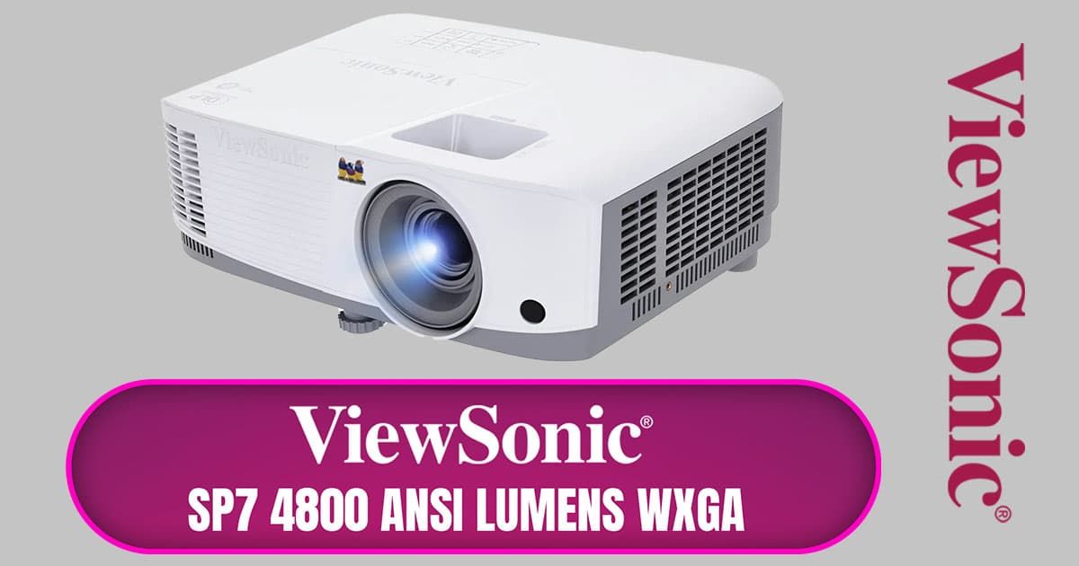 ViewSonic SP7 WXGA Projector - 4800 ANSI Lumens Brightness