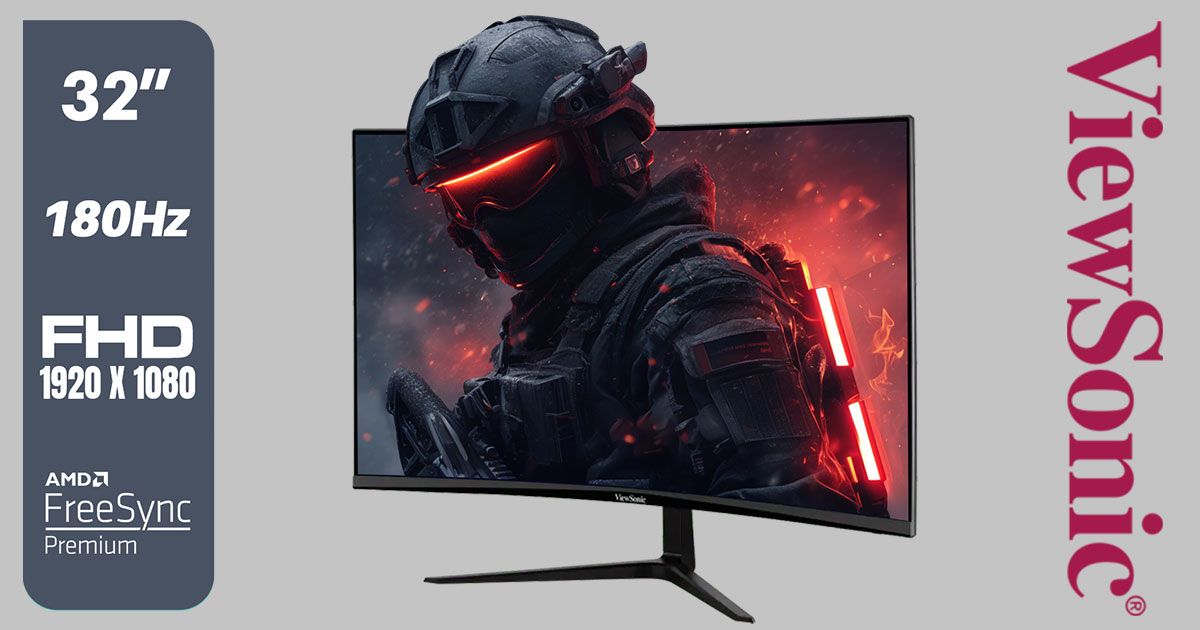 ViewSonic VX3218-PC-MHD 32" 180Hz Curved Gaming Monitor