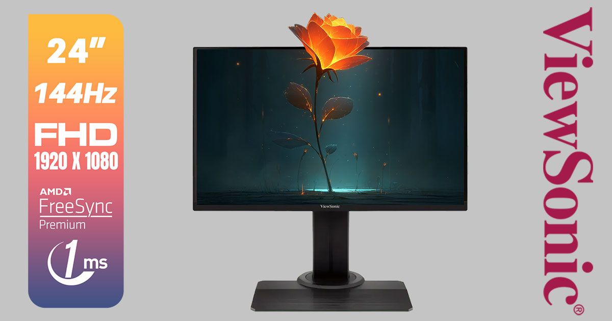 ViewSonic XG2405 Gaming Monitor - Height Adjustable 24 Full HD Display